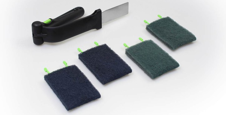 Cleaning arm, incl. 4 pads.